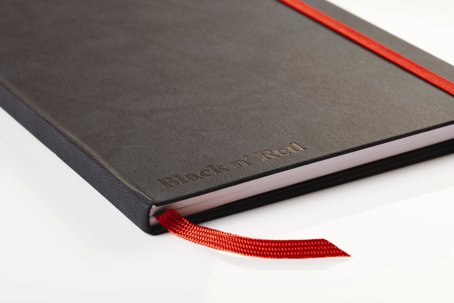 Notatbok Oxford Black n´Red Business Journal Hard cover A5 sort linjert ...