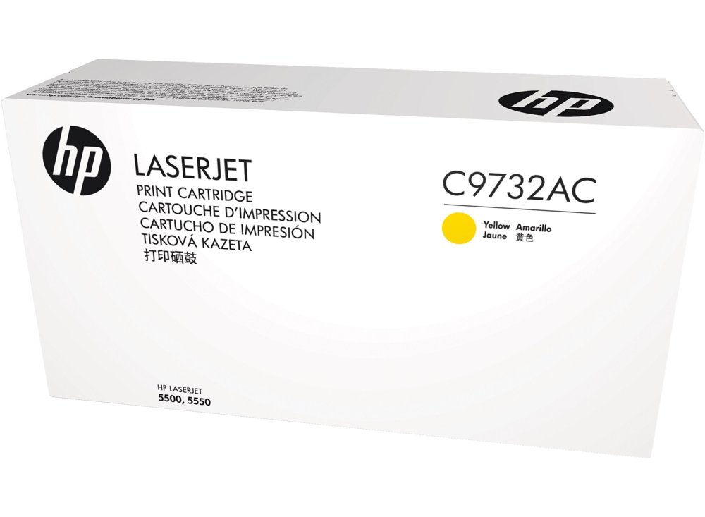 Toner HP CLJ 5500 gul - Wulff Supplies