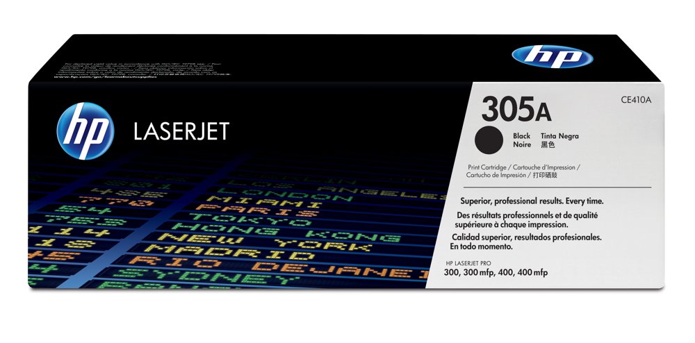 Toner HP LaserJet Pro 300/400 svart - Wulff Supplies