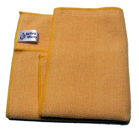 Mikrofiberklut Activa 32x32cm gul - Wulff Supplies